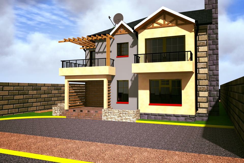 Proposed 4 Bedroomed mansionette in Syokimau | Freemann Archplans ...
