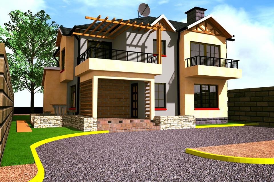 Proposed 4 Bedroomed mansionette in Syokimau | Freemann Archplans ...